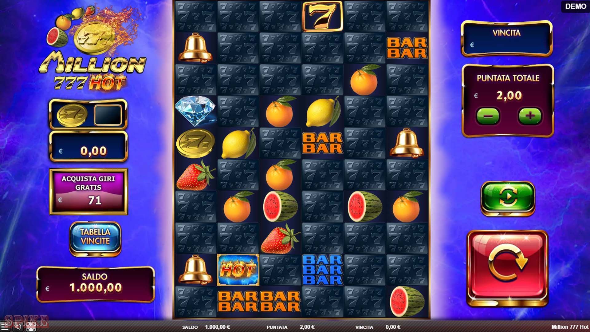 Million 777 Hot Slot Machine Gratuita | Gioca alla Demo